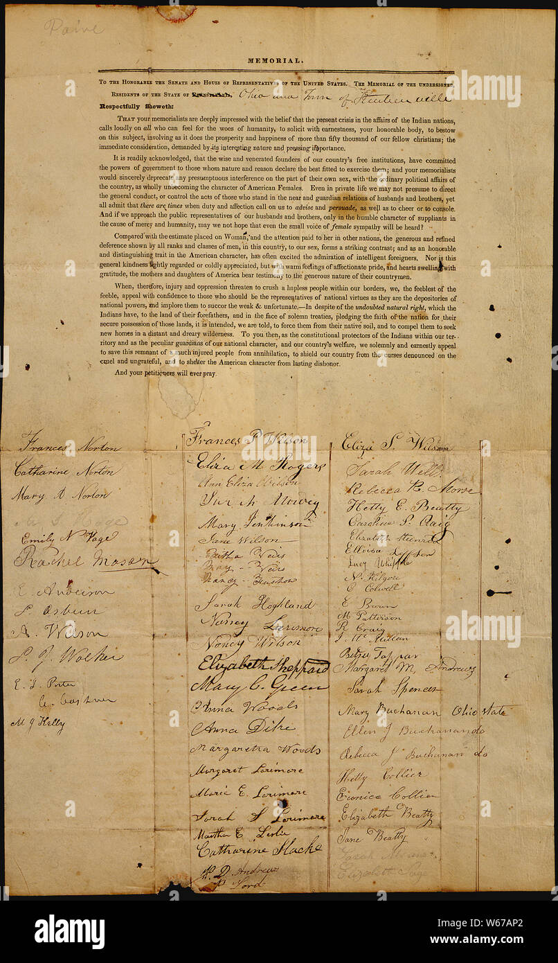 Indian Removal Act Of 1830 Original Document