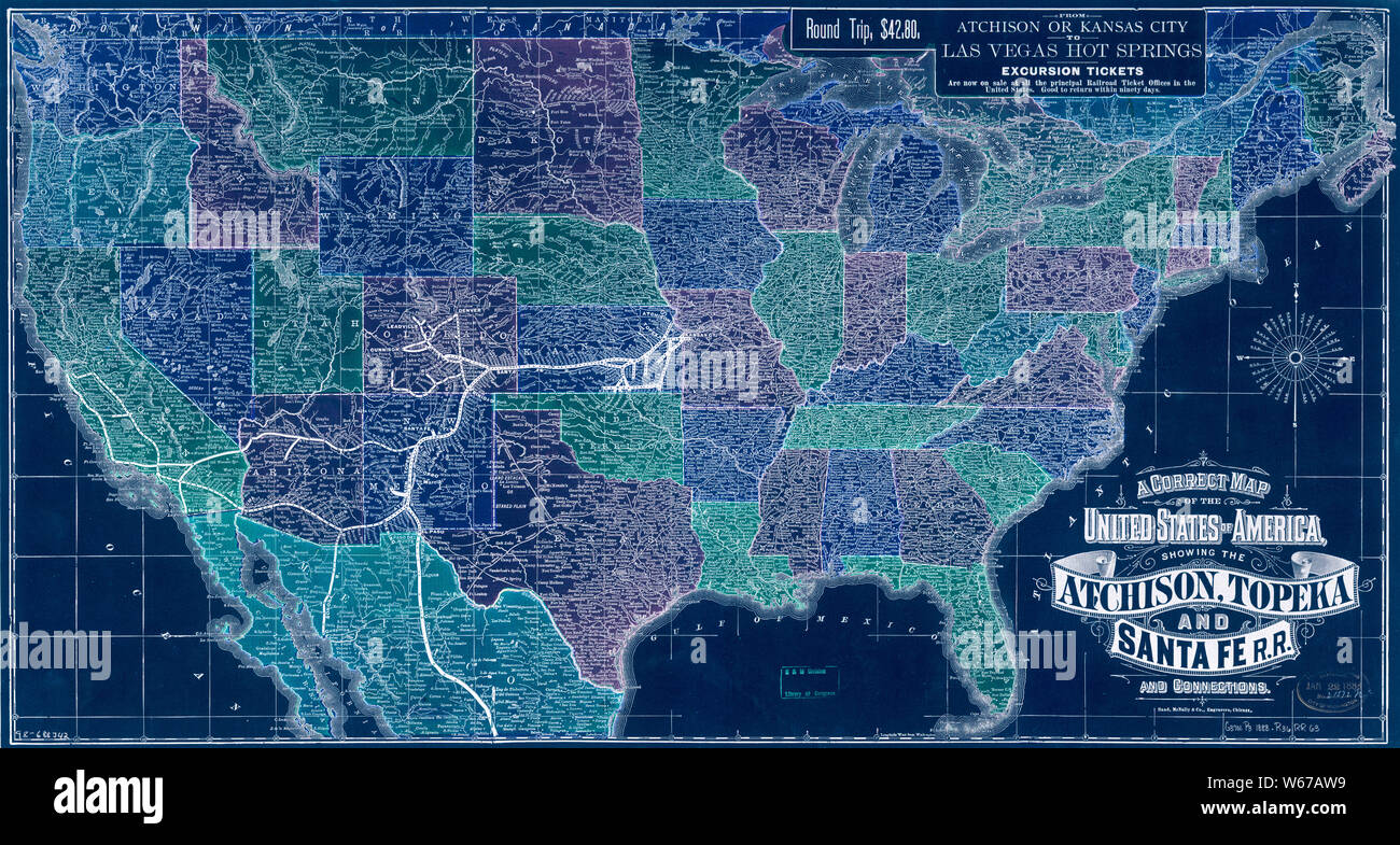 Map of topeka hi-res stock photography and images - Alamy