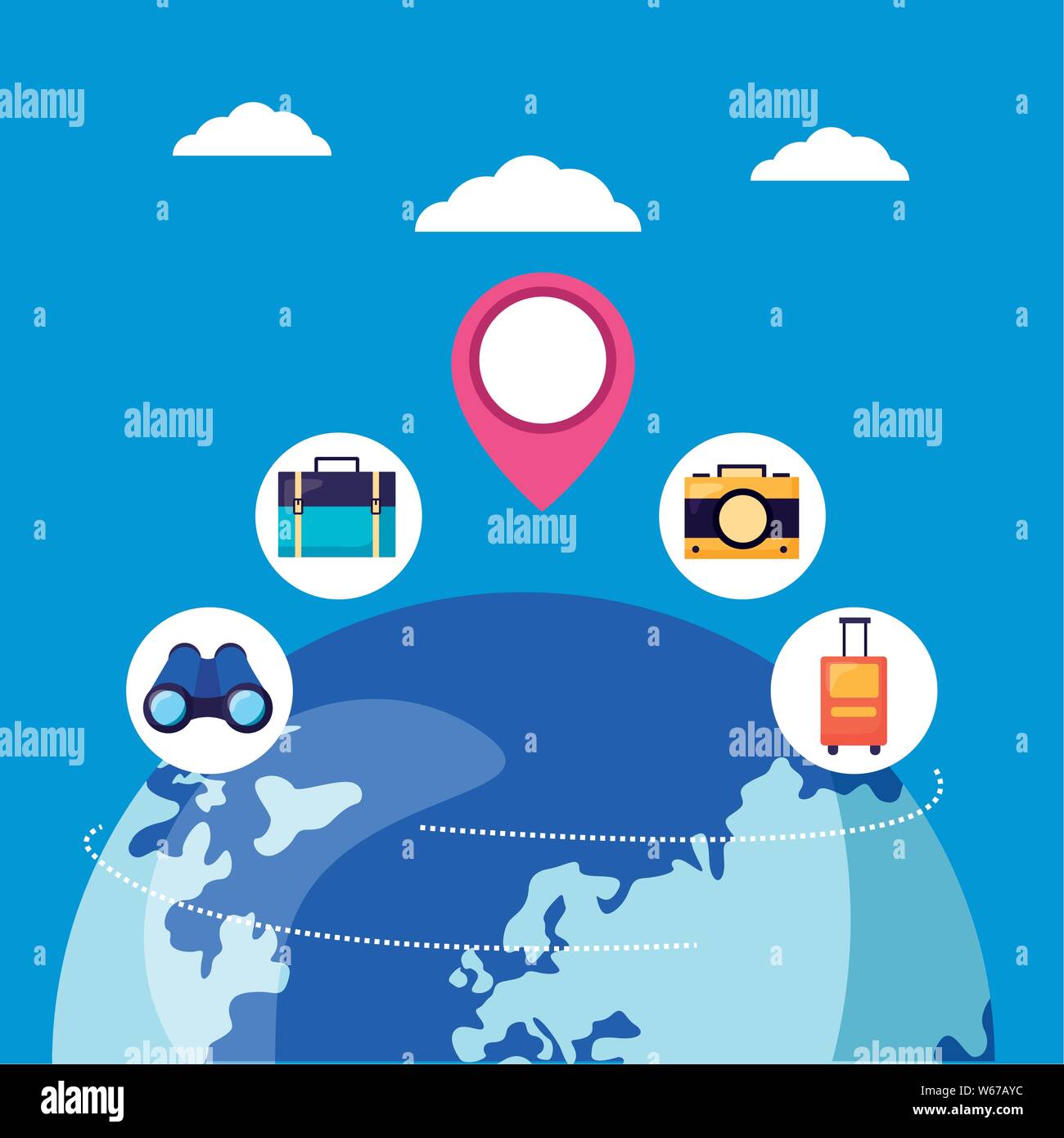 people and travel flat design Stock Vector Image & Art - Alamy