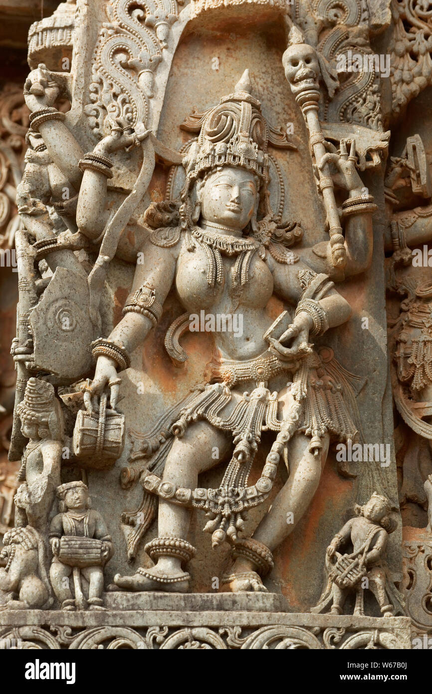 Hoysaleswara temple, also referred simply as the Halebidu temple, is a ...