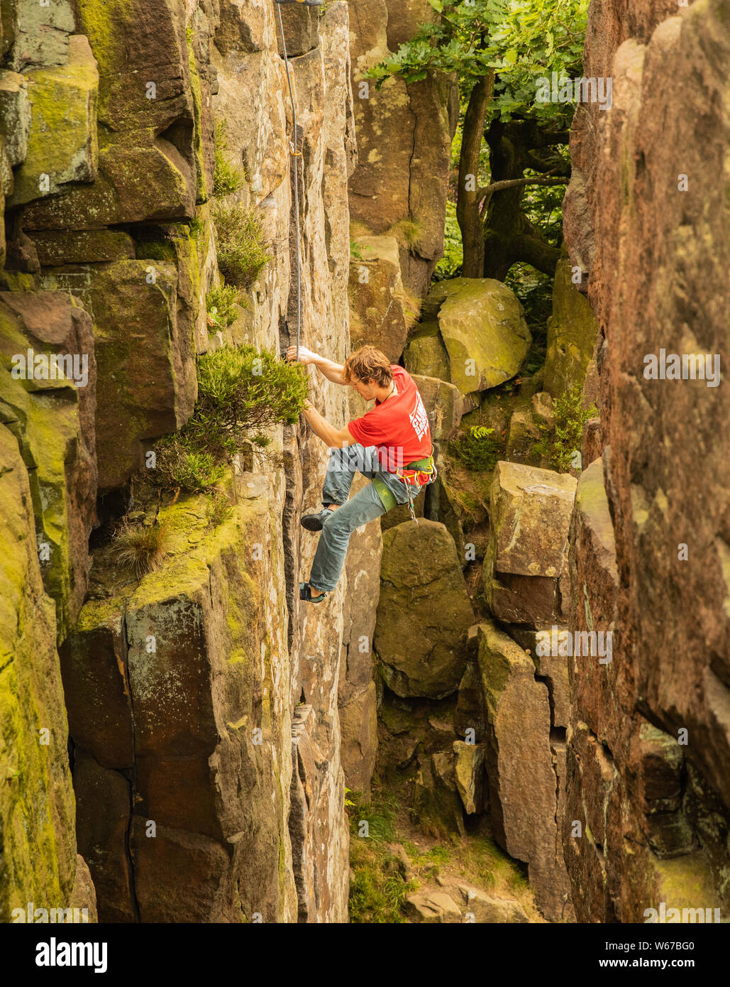 Climb at frogget edge hi-res stock photography and images - Alamy