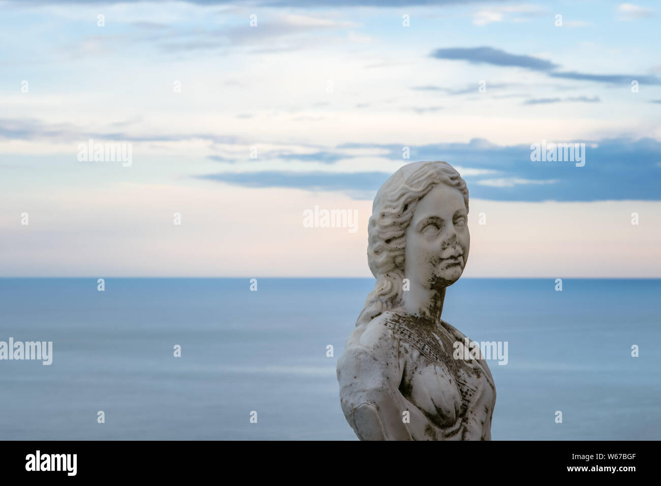 Women Statue from the belvedere, the so-called Terrazza dell'infinito ...