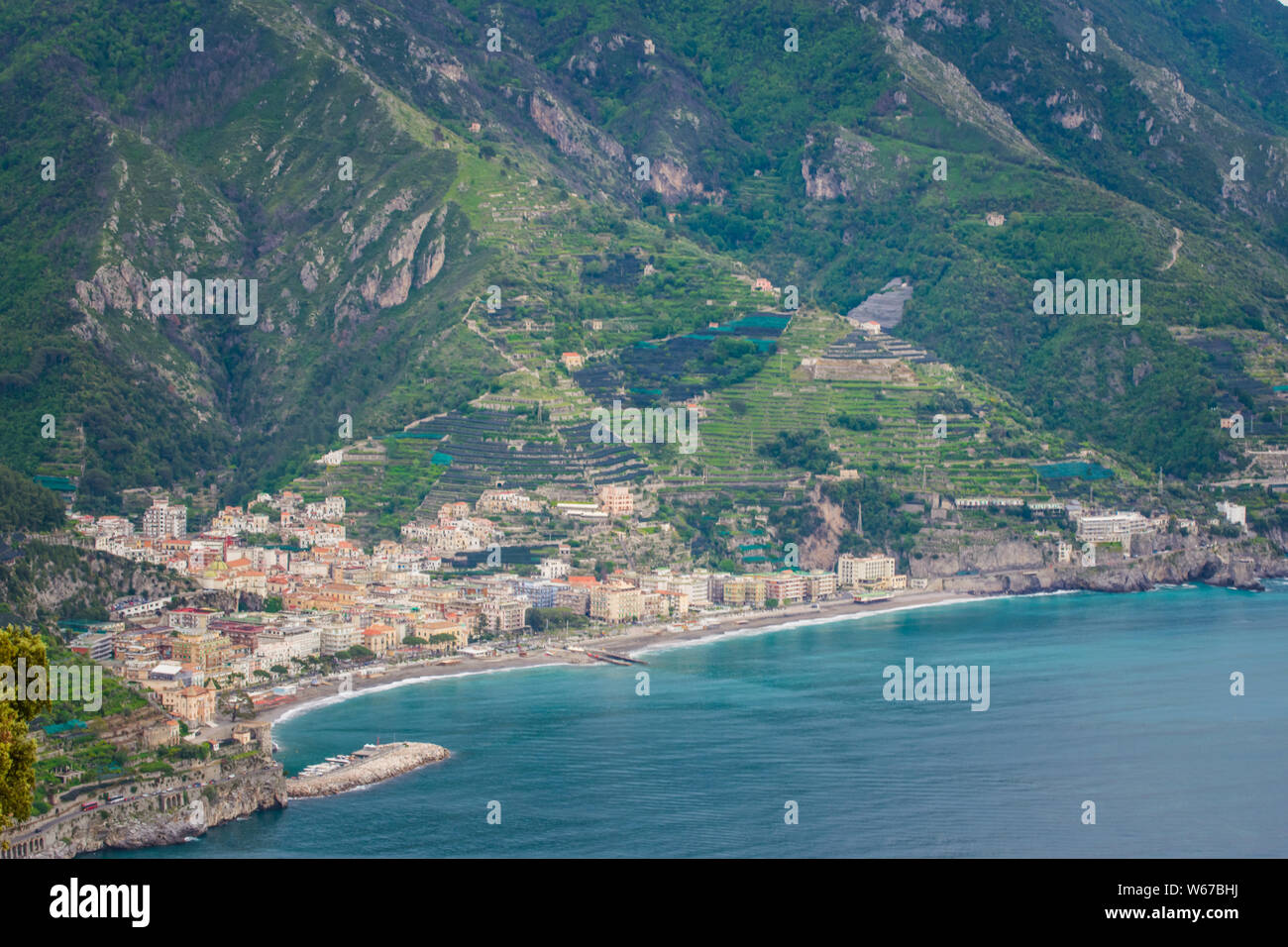Coastal View seen from The Terrace of Infinity or Terrazza dell ...