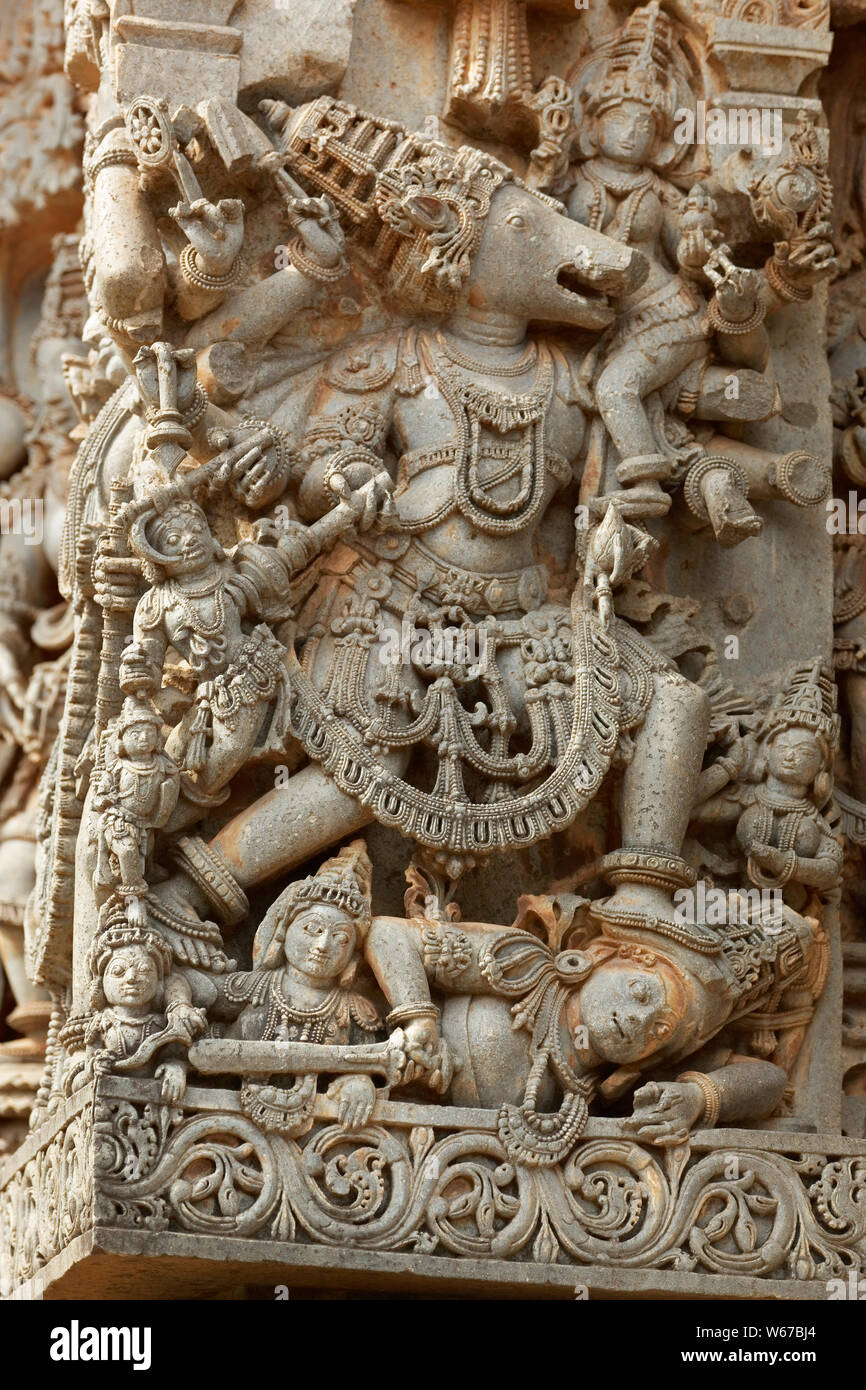 Hoysaleswara temple, also referred simply as the Halebidu temple, is a ...