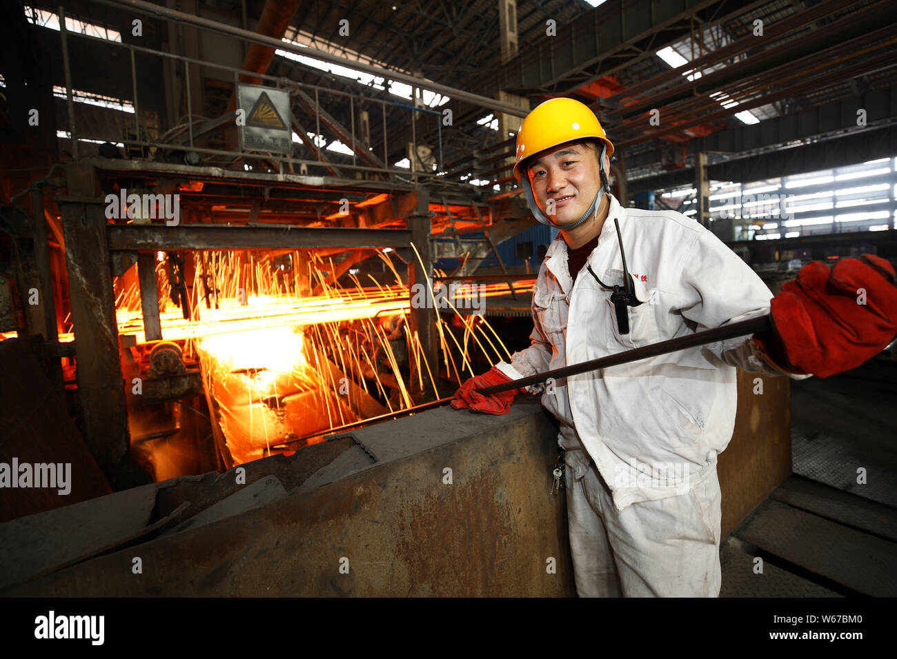 2018 chinese steel mills hi-res stock photography and images - Alamy