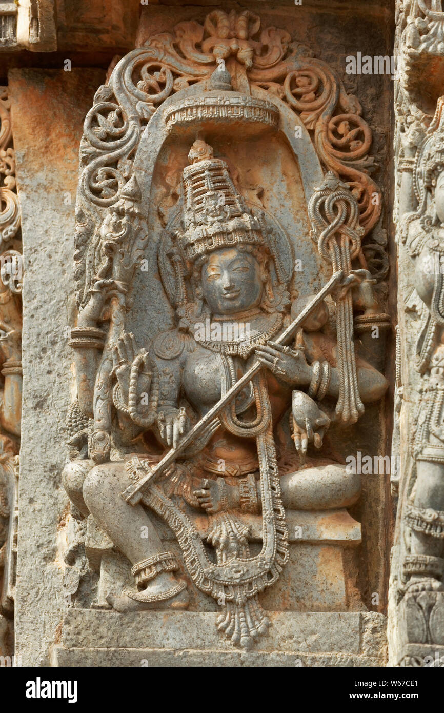 Hoysaleswara temple, also referred simply as the Halebidu temple, is a ...