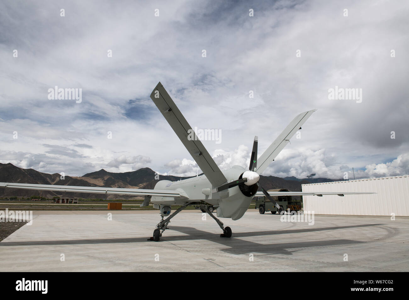 A Chinese-made CH-4 (Caihong-4 or Rainbow 4) armed reconnaissance ...
