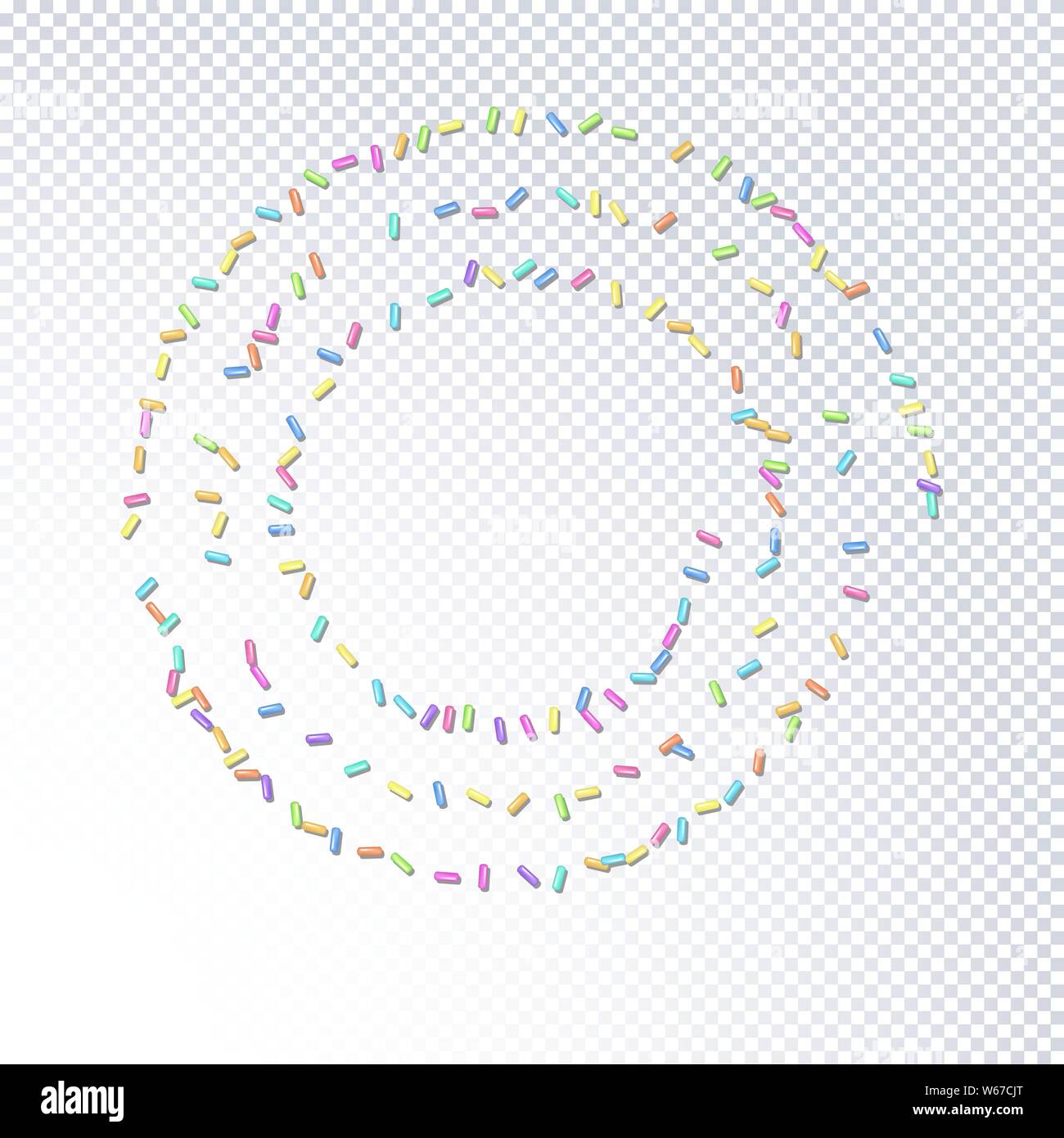 Sprinkle with grains of desserts. Abstract pattern with sprinkles ...