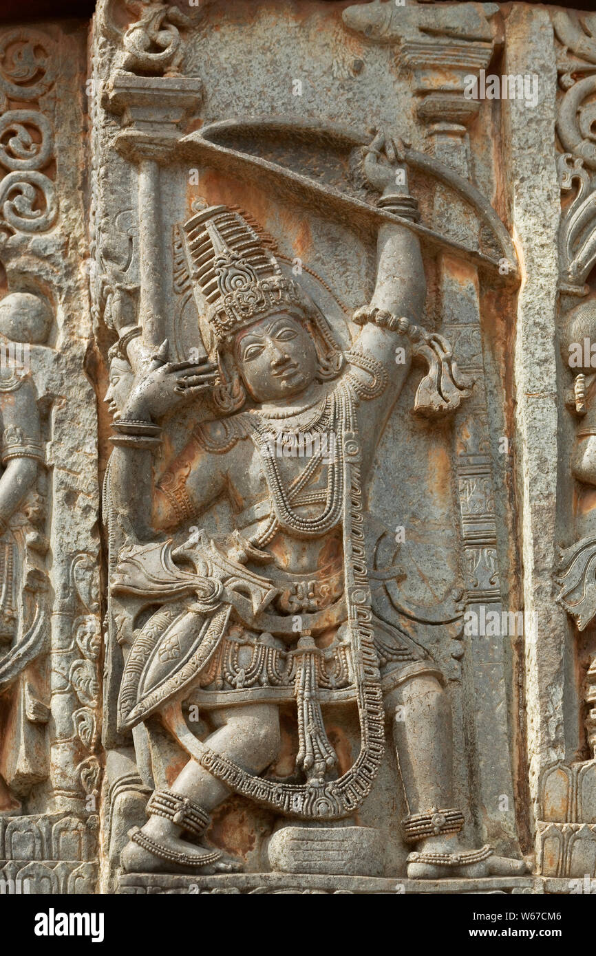 Hoysaleswara temple, also referred simply as the Halebidu temple, is a ...