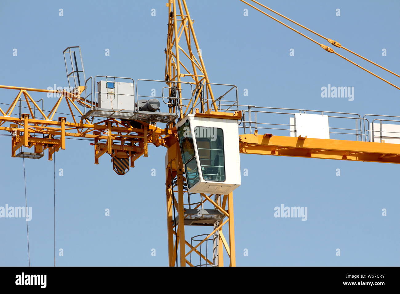 Crane cockpit hi-res stock photography and images - Alamy