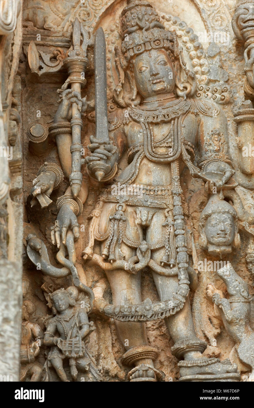 Hoysaleswara temple, also referred simply as the Halebidu temple, is a ...