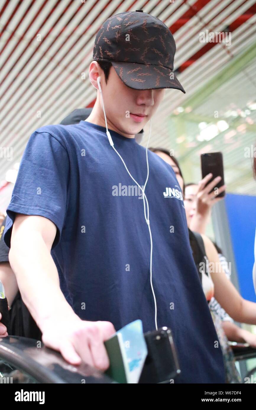 South Korean singer and actor Oh Se-hun, better known mononymously as ...