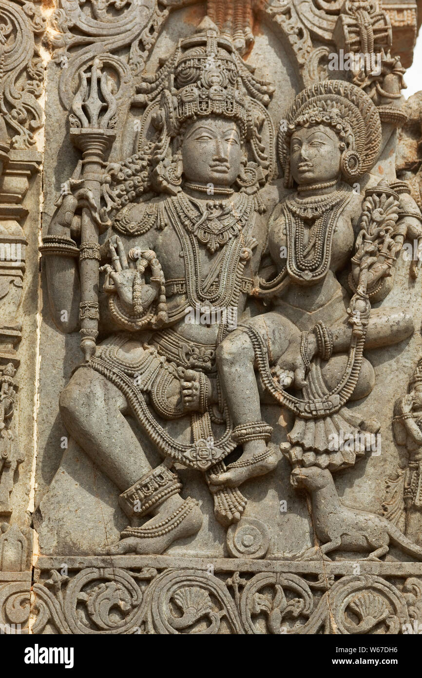 Hoysaleswara temple, also referred simply as the Halebidu temple, is a ...