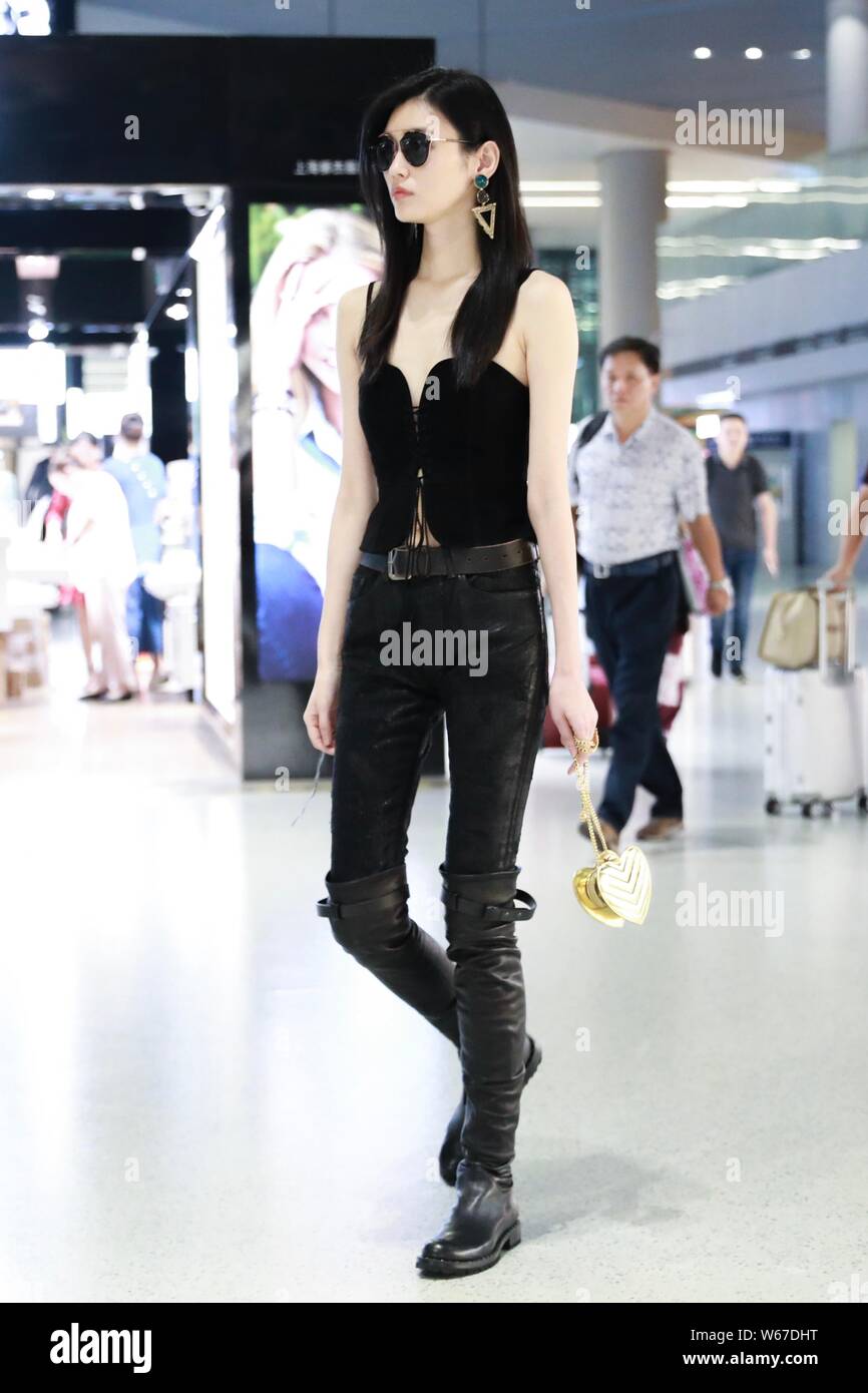 Chinese model Xi Mengyao, better known as Ming Xi, arrives at the ...