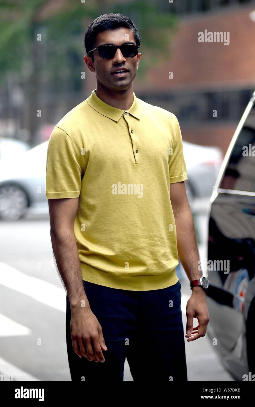 New York, NY, USA. 30th July, 2019. Nikesh Patel out and about for ...