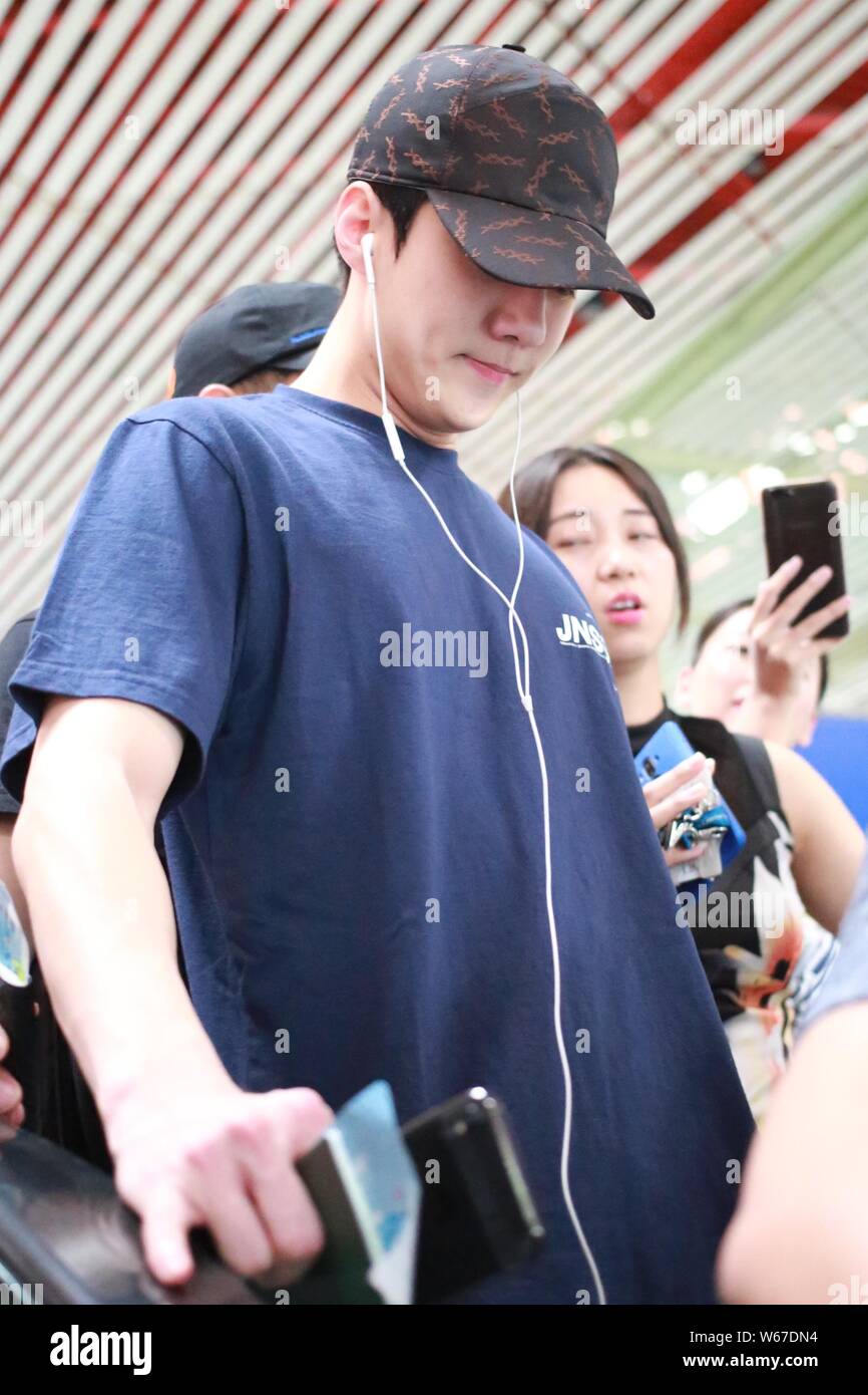 South Korean singer and actor Oh Se-hun, better known mononymously as ...