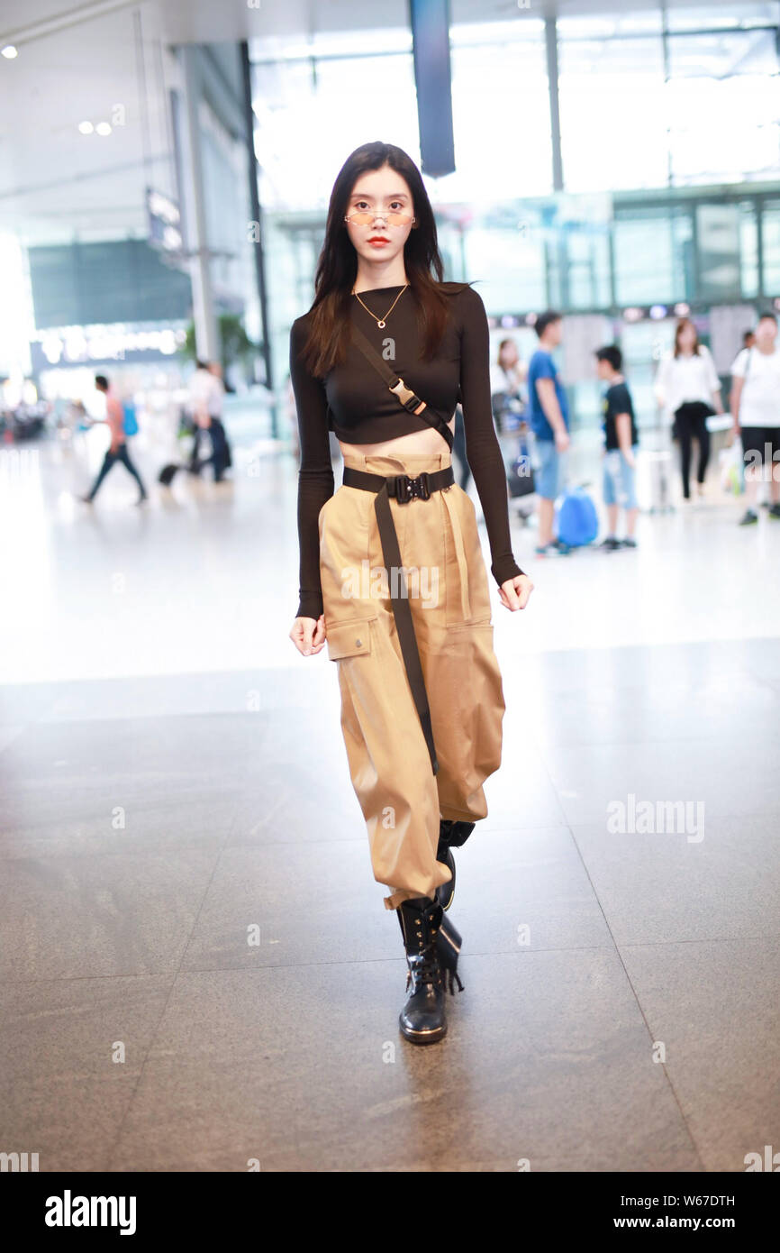 Chinese model Xi Mengyao, better known as Ming Xi, is pictured at an ...