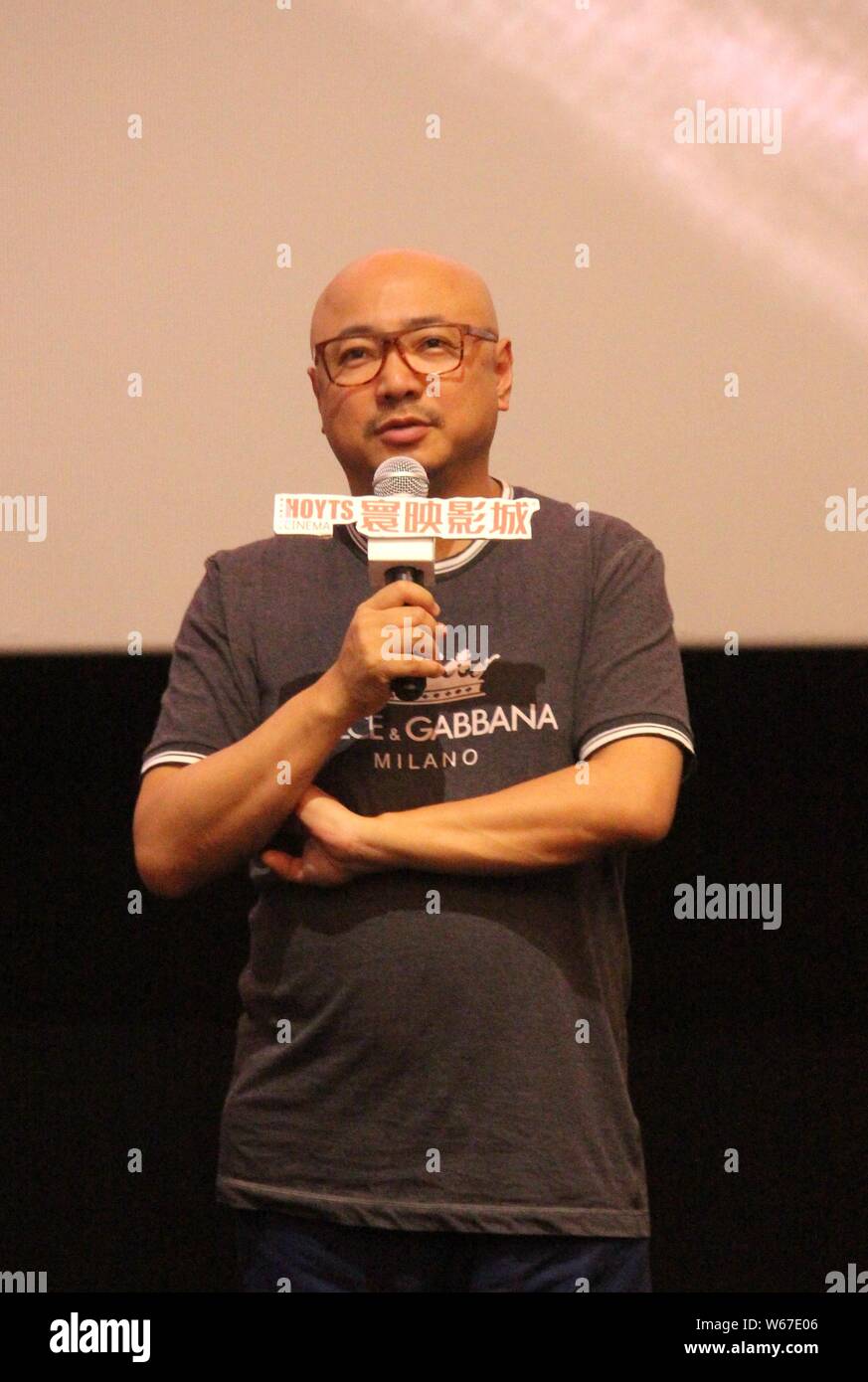 Chinese actor and director Xu Zheng attends a press conference for his ...