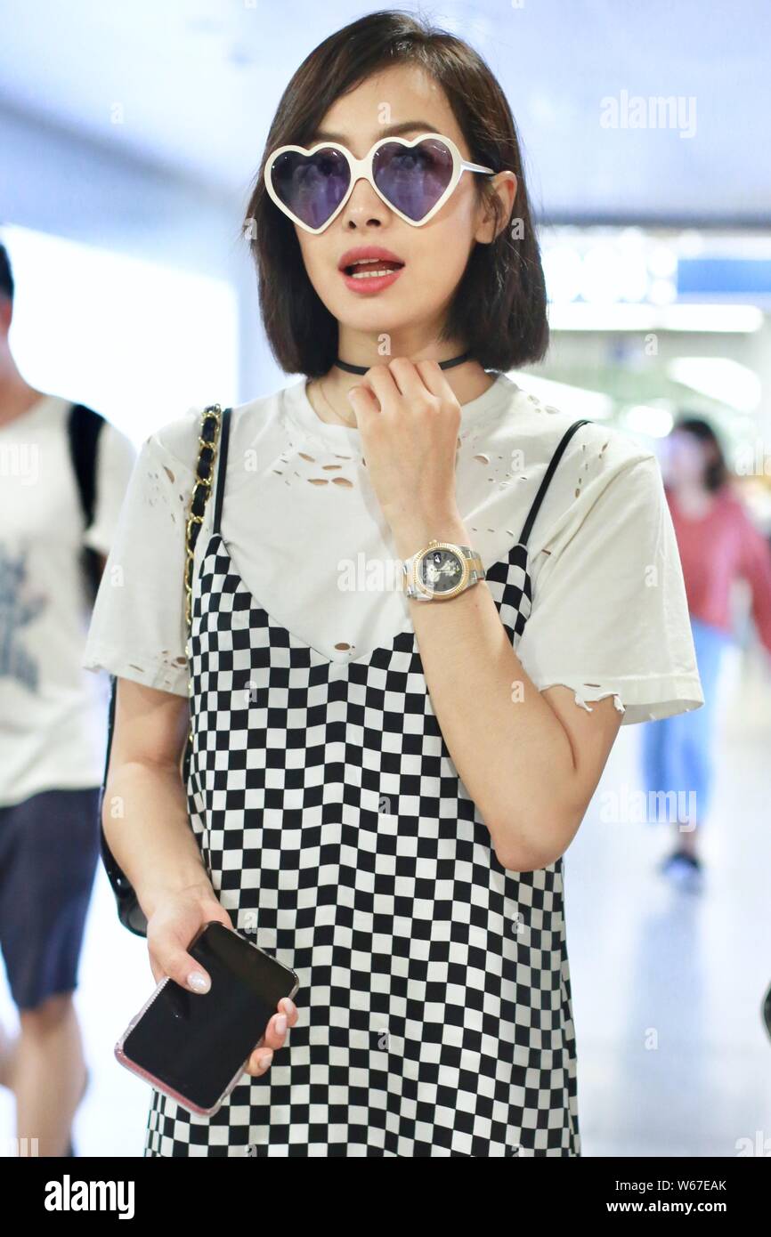 Chinese singer and actress Victoria Song or Song Qian is pictured at ...