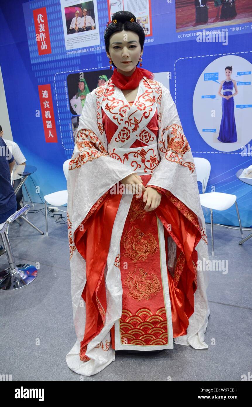 --FILE--A humanroid robot is on display at China International Robot ...
