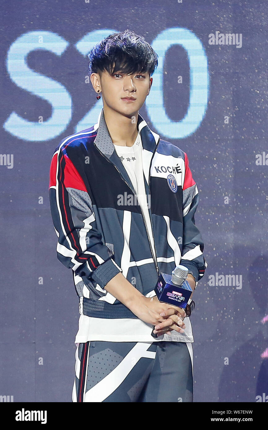 Chinese singer and actor Huang Zitao, better known as Z.Tao, attends a launch event for the ...
