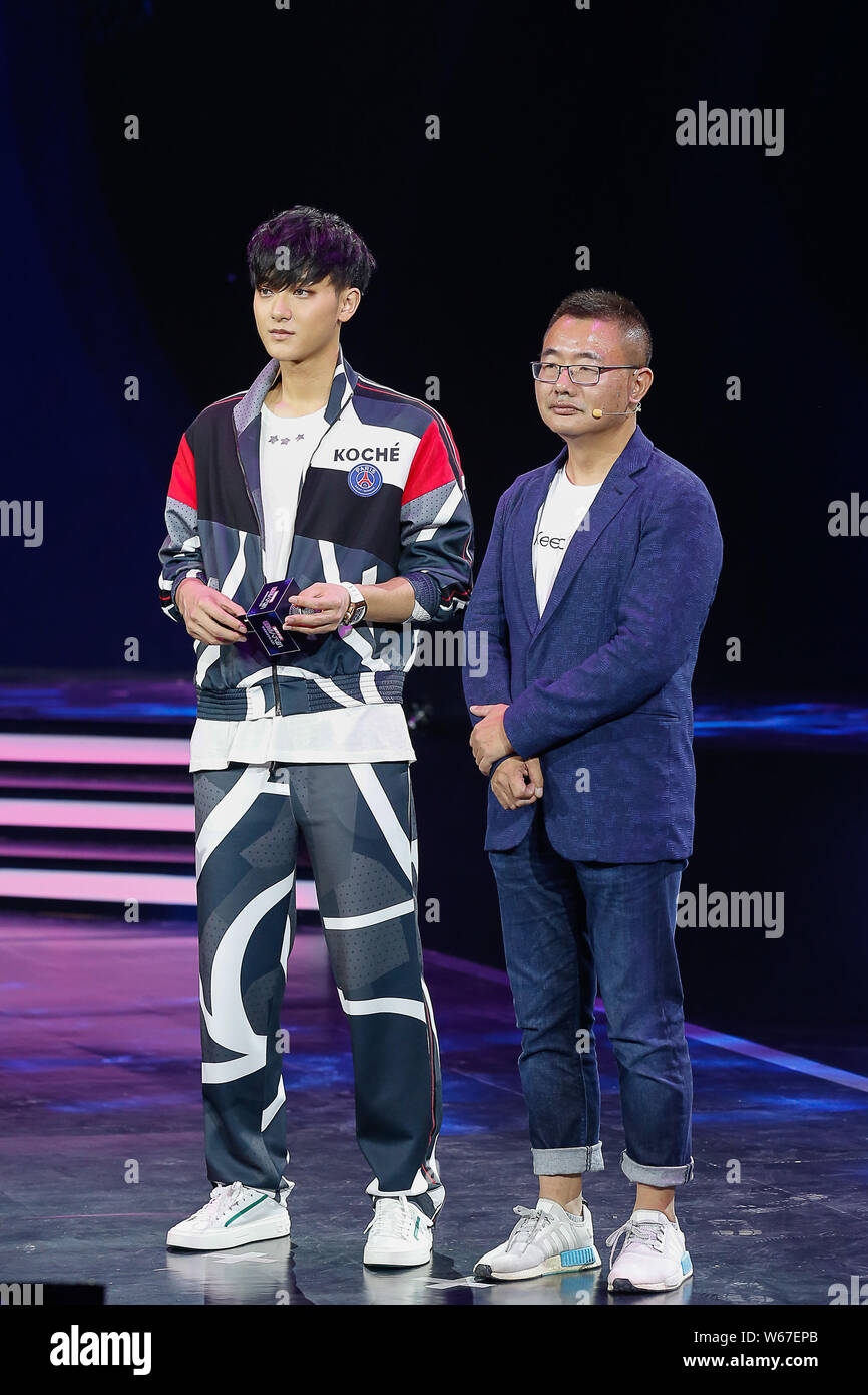 Chinese singer and actor Huang Zitao, better known as Z.Tao, attends a launch event for the ...