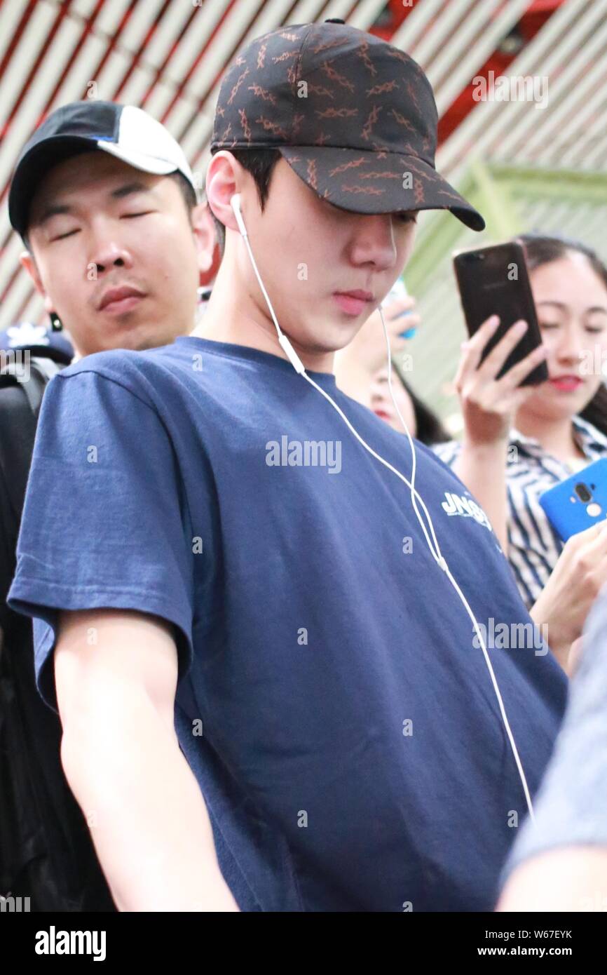 South Korean singer and actor Oh Se-hun, better known mononymously as ...