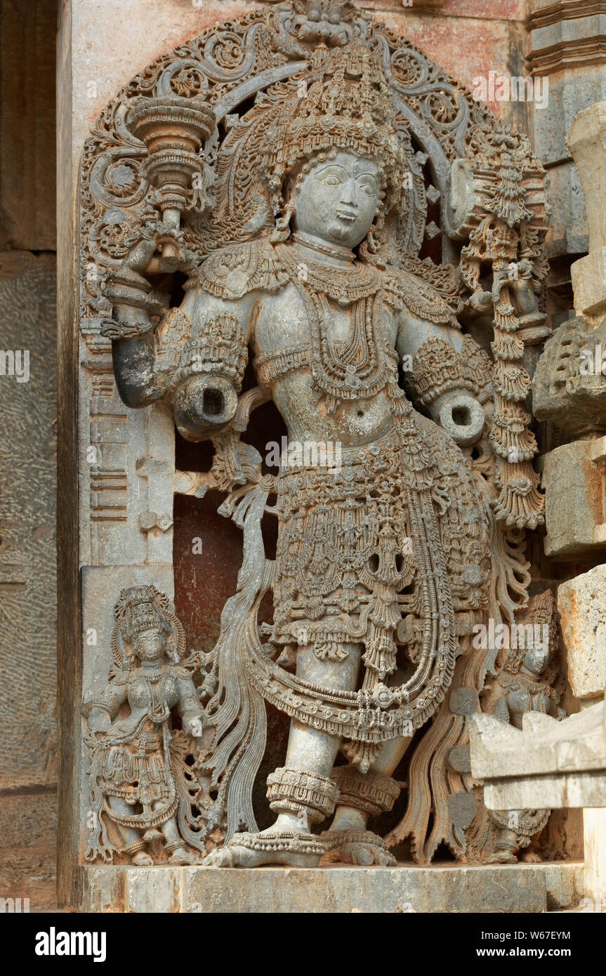 Hoysaleswara temple, also referred simply as the Halebidu temple, is a ...