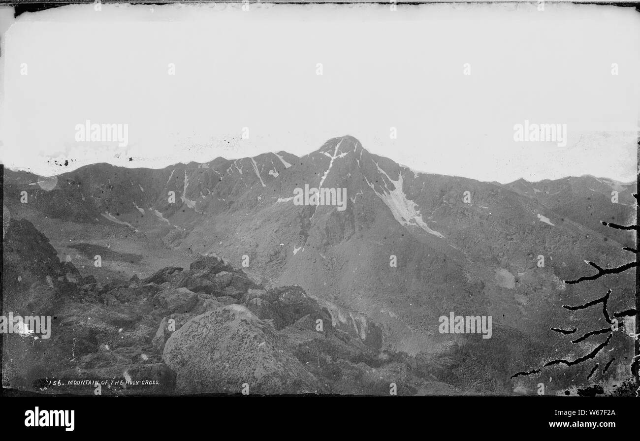 Mountain of the Holy Cross. First photographed and located in 1873 ...