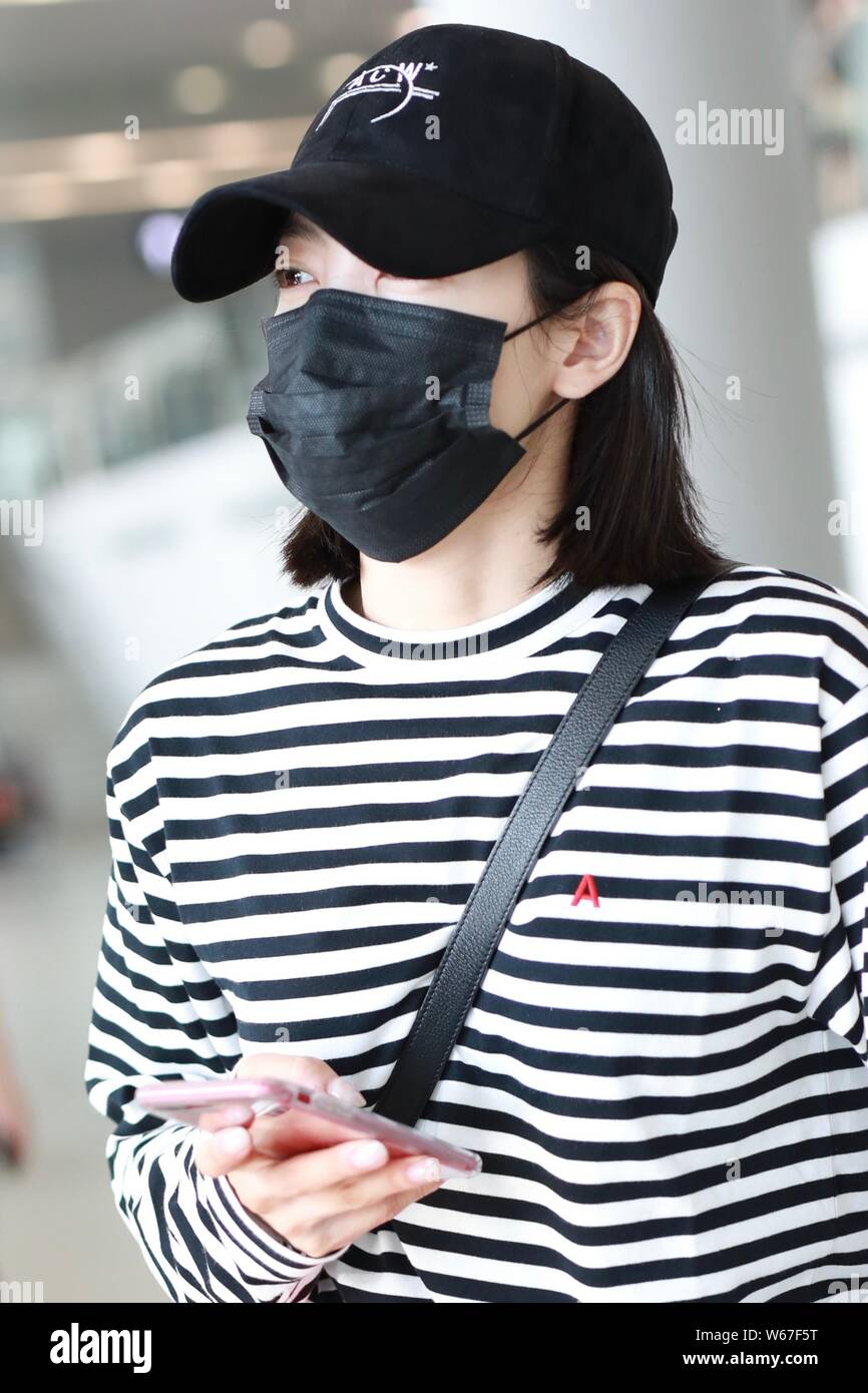 Chinese singer and actress Victoria Song or Song Qian arrives at the ...