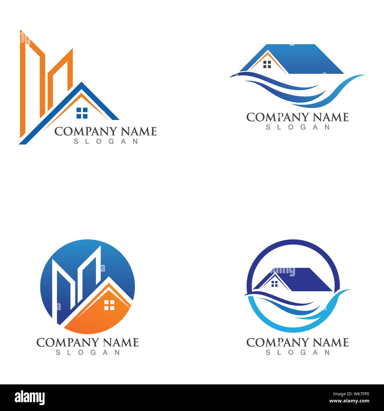 Home logo and symbol , Property and Construction Logo design Stock ...
