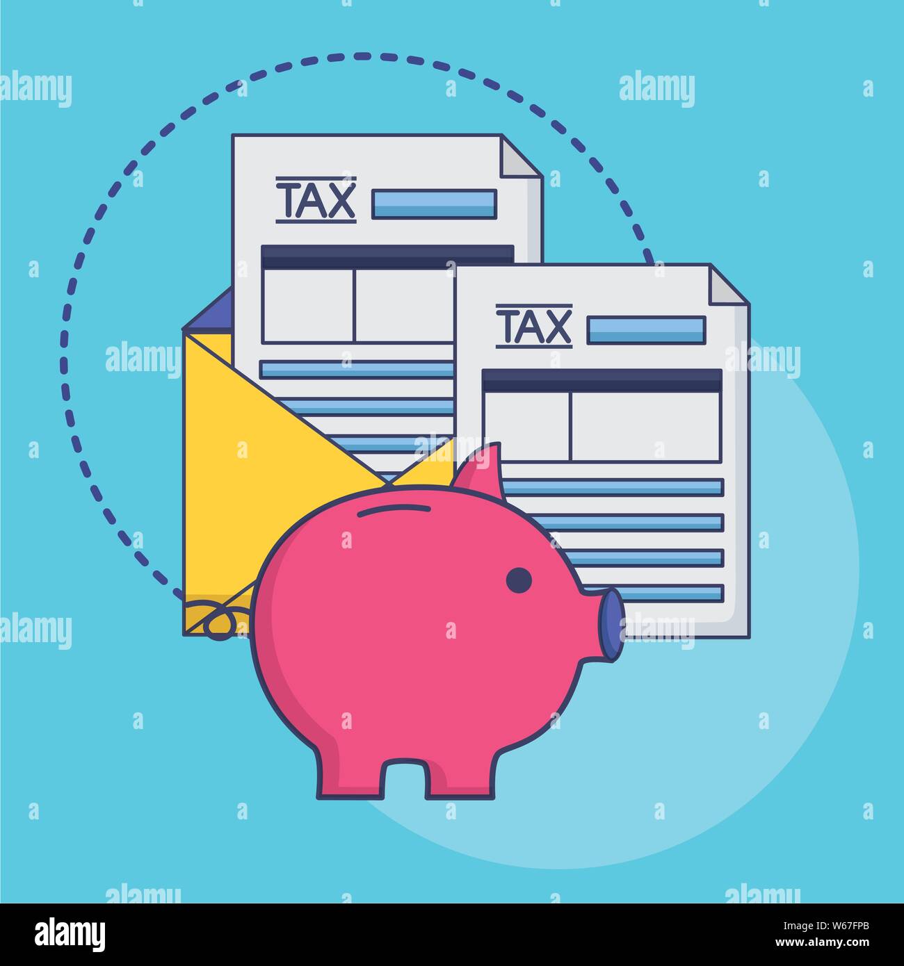Tax and money symbol vector design Stock Vector Image & Art - Alamy
