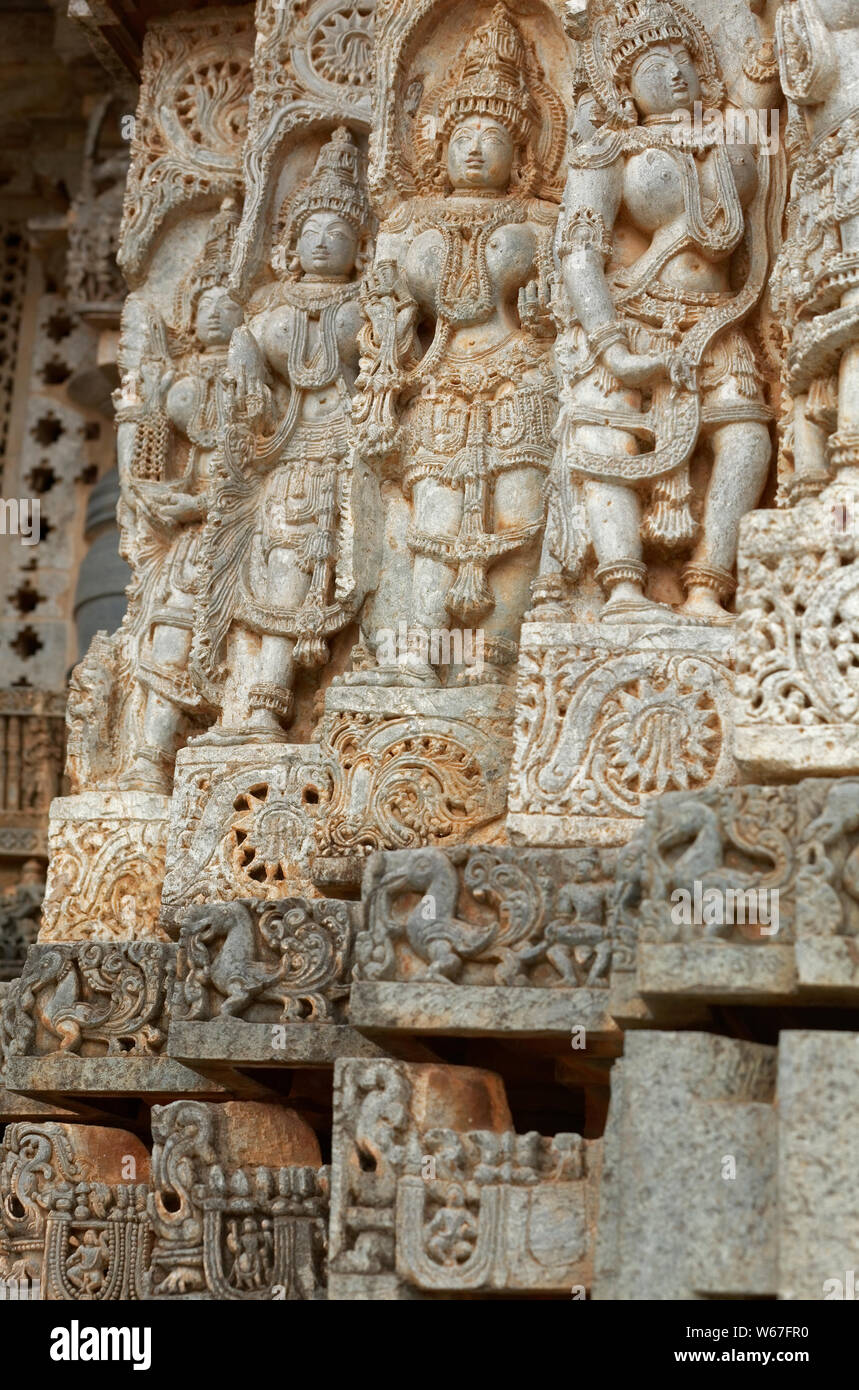 Hoysaleswara temple, also referred simply as the Halebidu temple, is a ...