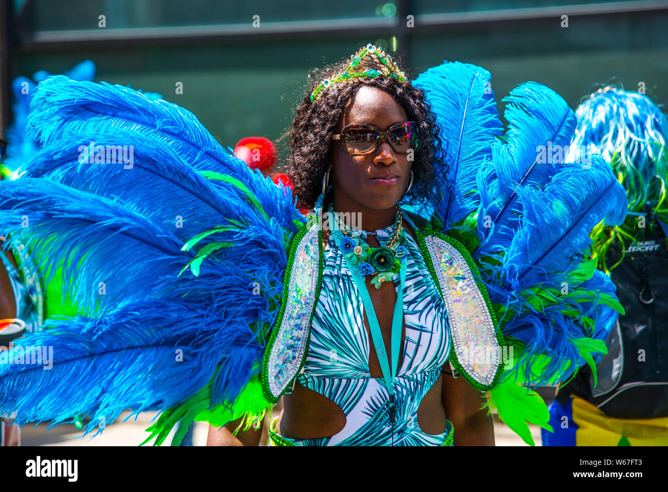 Caribbean parade in downtown Montreal Stock Photo - Alamy