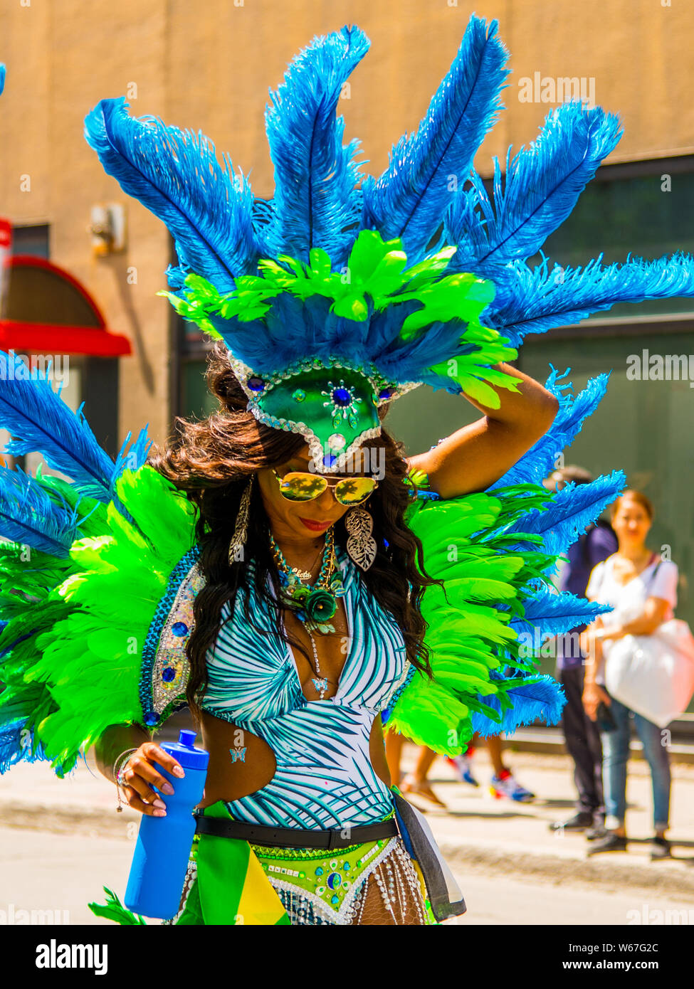 Caribbean parade in downtown Montreal Stock Photo - Alamy