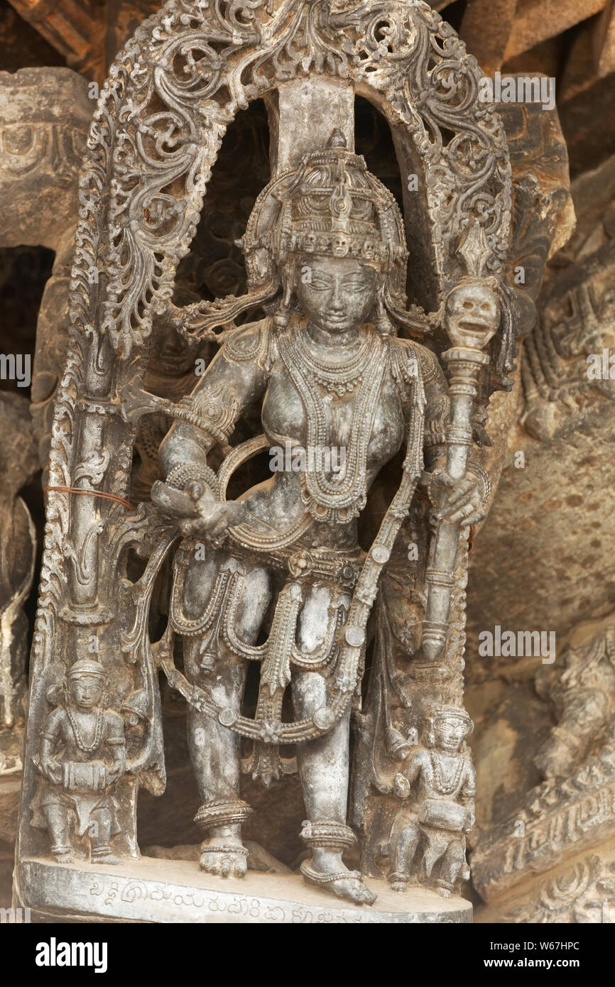 Sculpture at Belur temple near Bengaluru (Bangalore),Karnataka, India ...