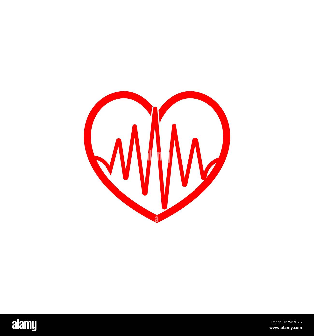 Love symbol logo vector Stock Vector Image & Art - Alamy