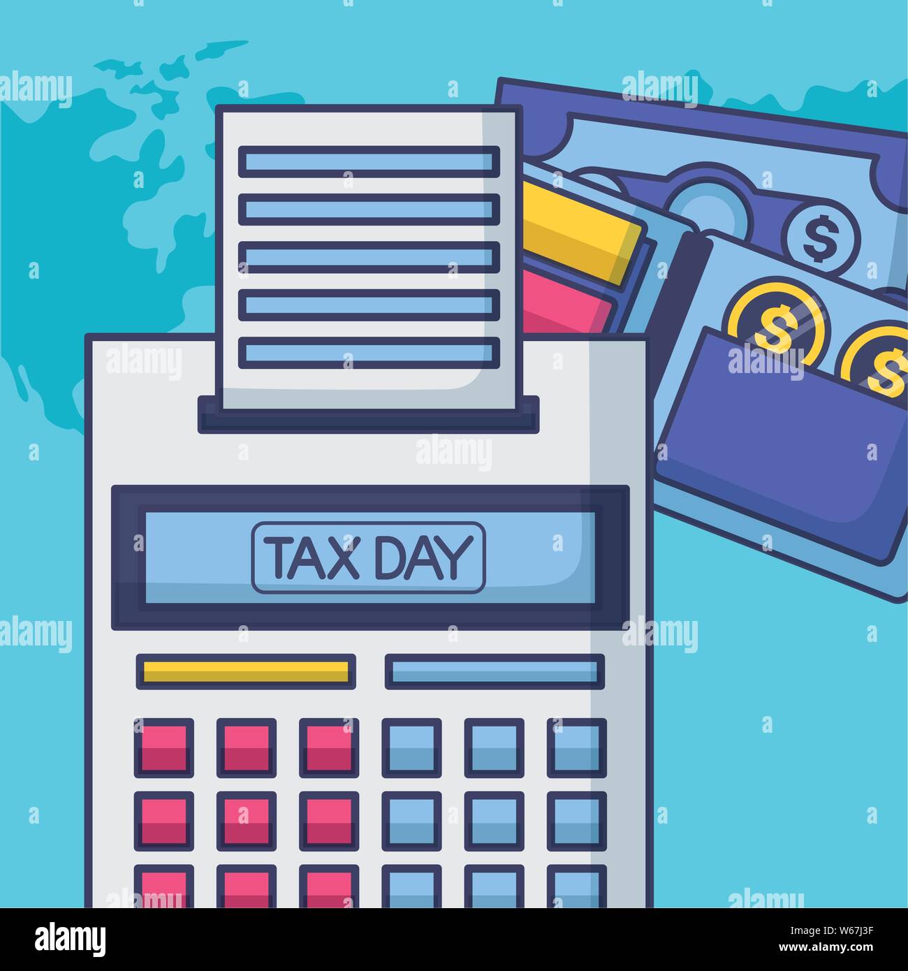 Tax and money symbol vector design Stock Vector Image & Art - Alamy