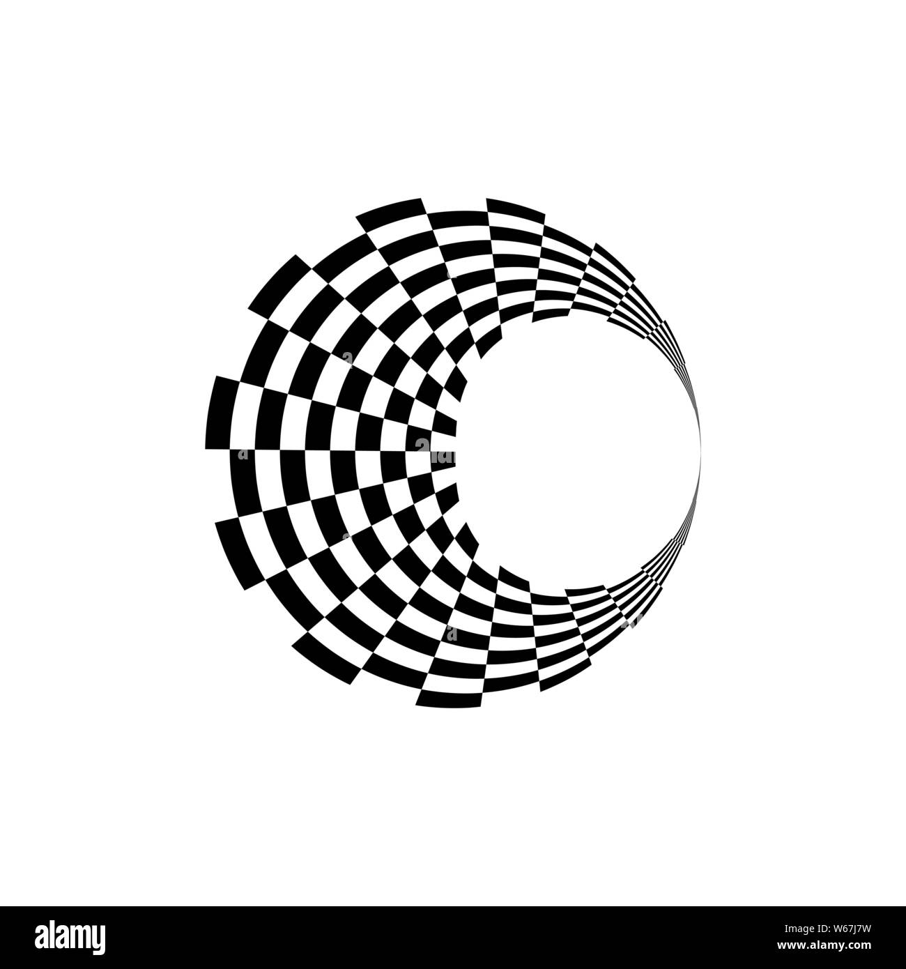 Race flag icon, simple design illustration vector Stock Vector Image ...