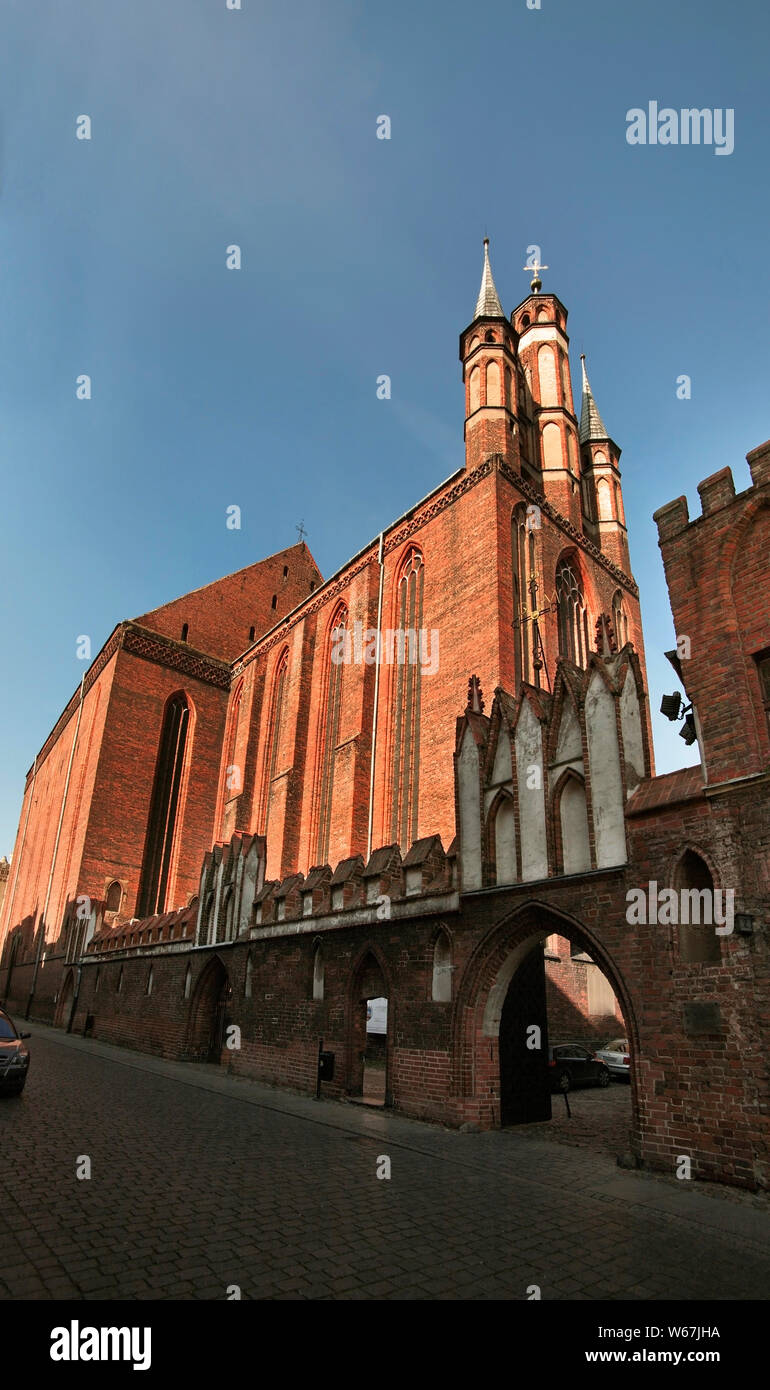 Church of Blessed Virgin Mary in Torun. Poland Stock Photo - Alamy
