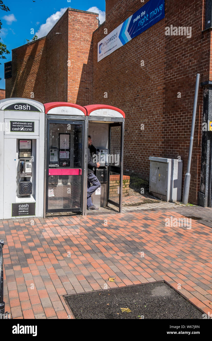 Broken telephone boxes hi-res stock photography and images - Alamy