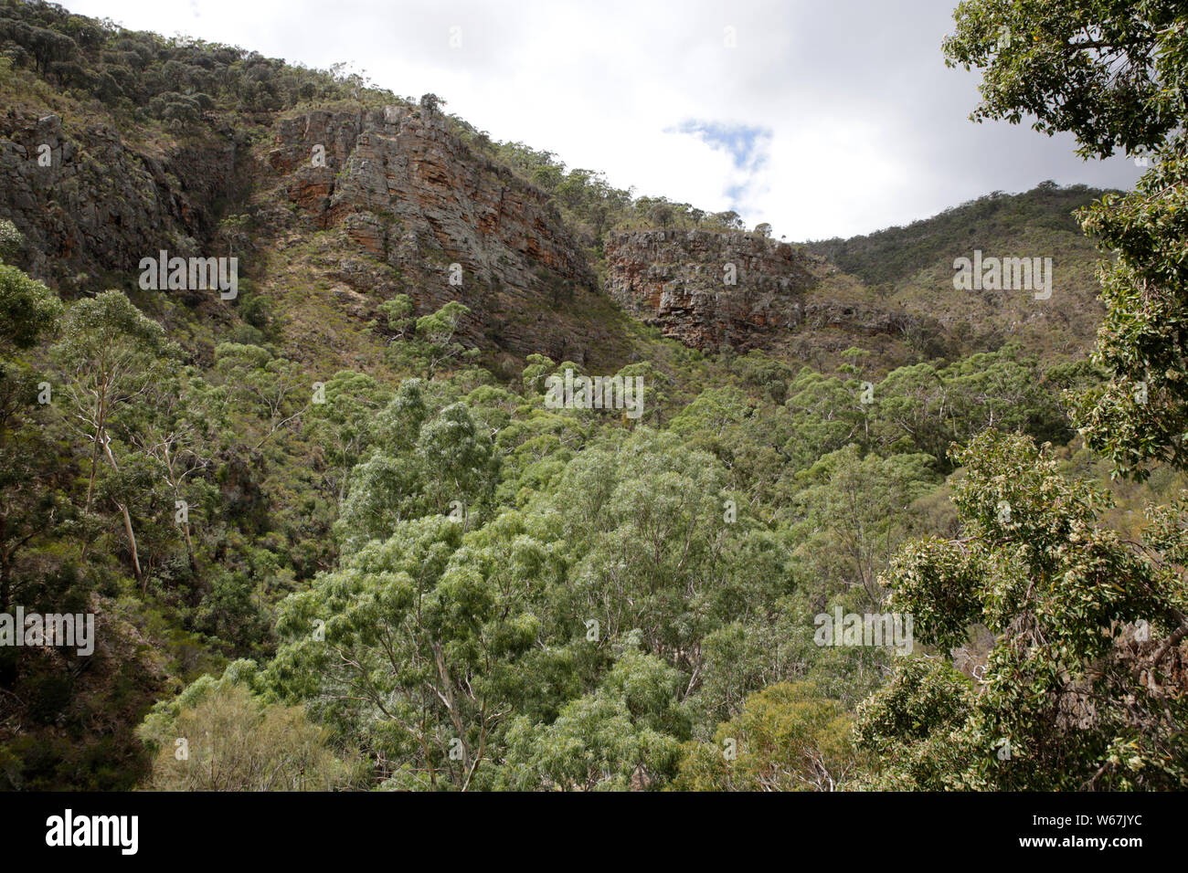 Mountain view at Morialta Falls, Adelaide, Australia Stock Photo - Alamy