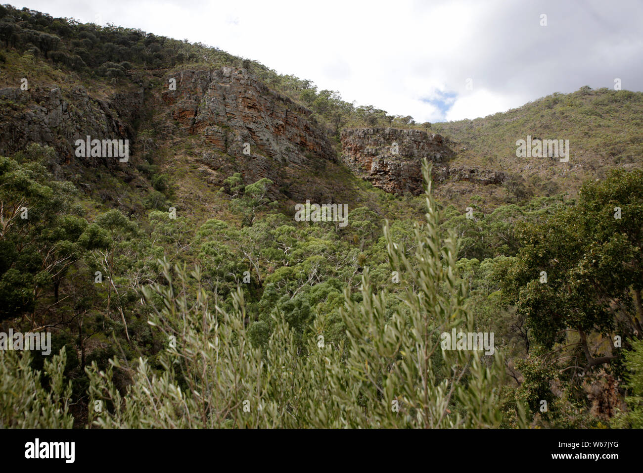 Mountain view at Morialta Falls, Adelaide, Australia Stock Photo - Alamy