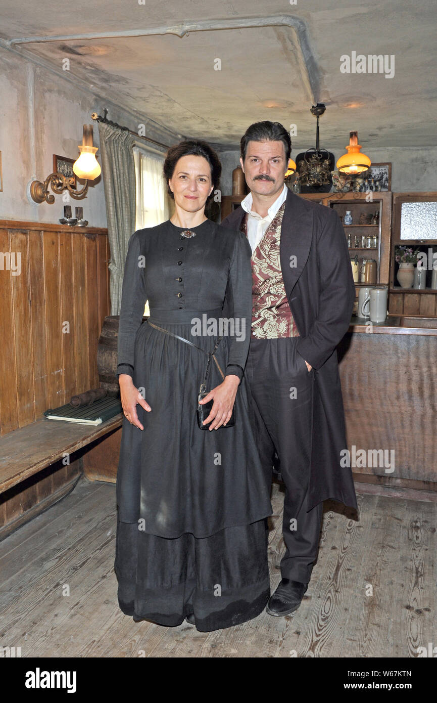 Dachau, Germany. 31st July, 2019. The actors Martina Gedeck and Misel ...