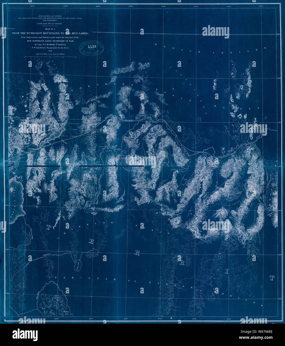 0079 Railroad Maps From the Humboldt Mountains to the Mud Inverted ...