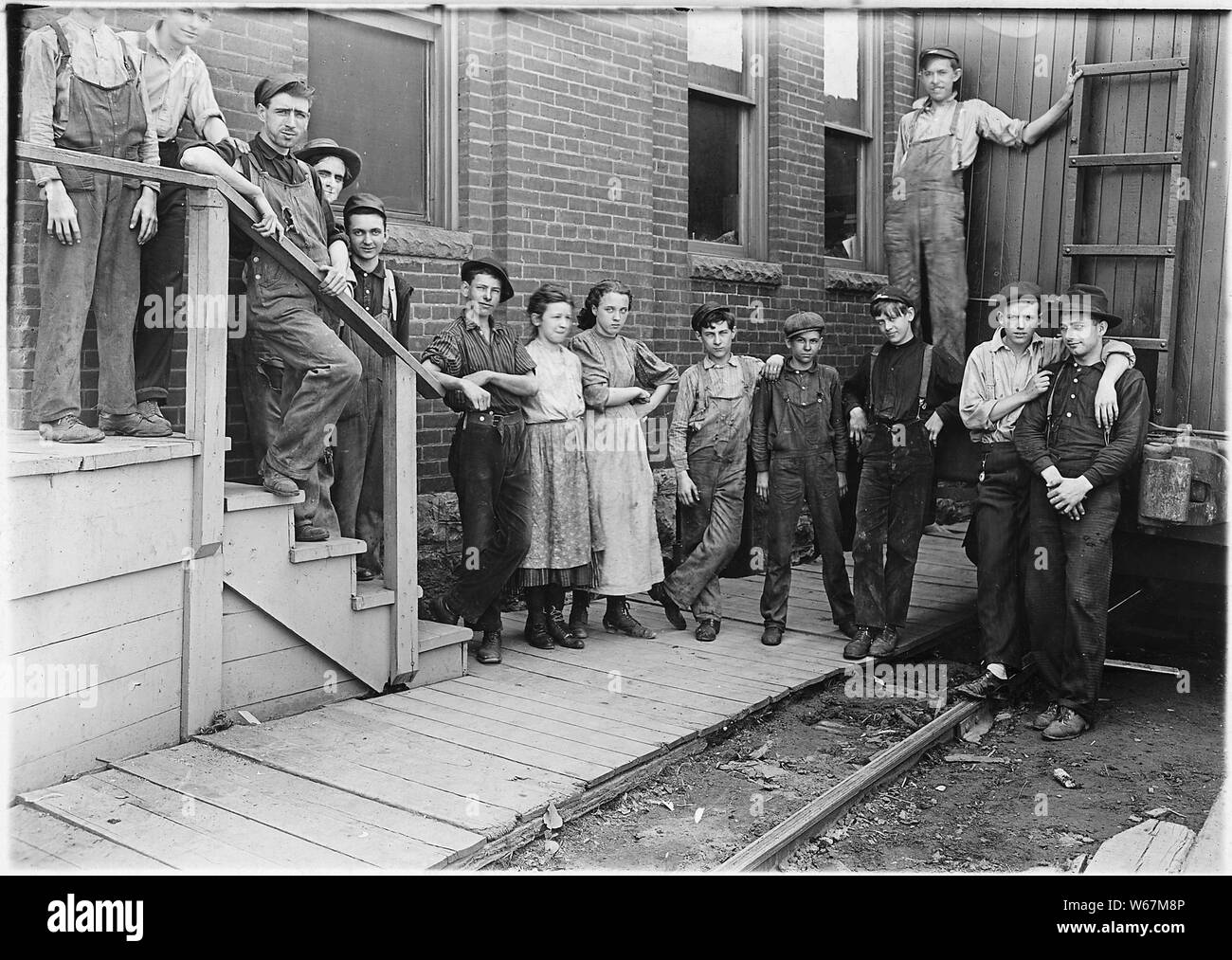 The noon hour Black and White Stock Photos & Images - Alamy