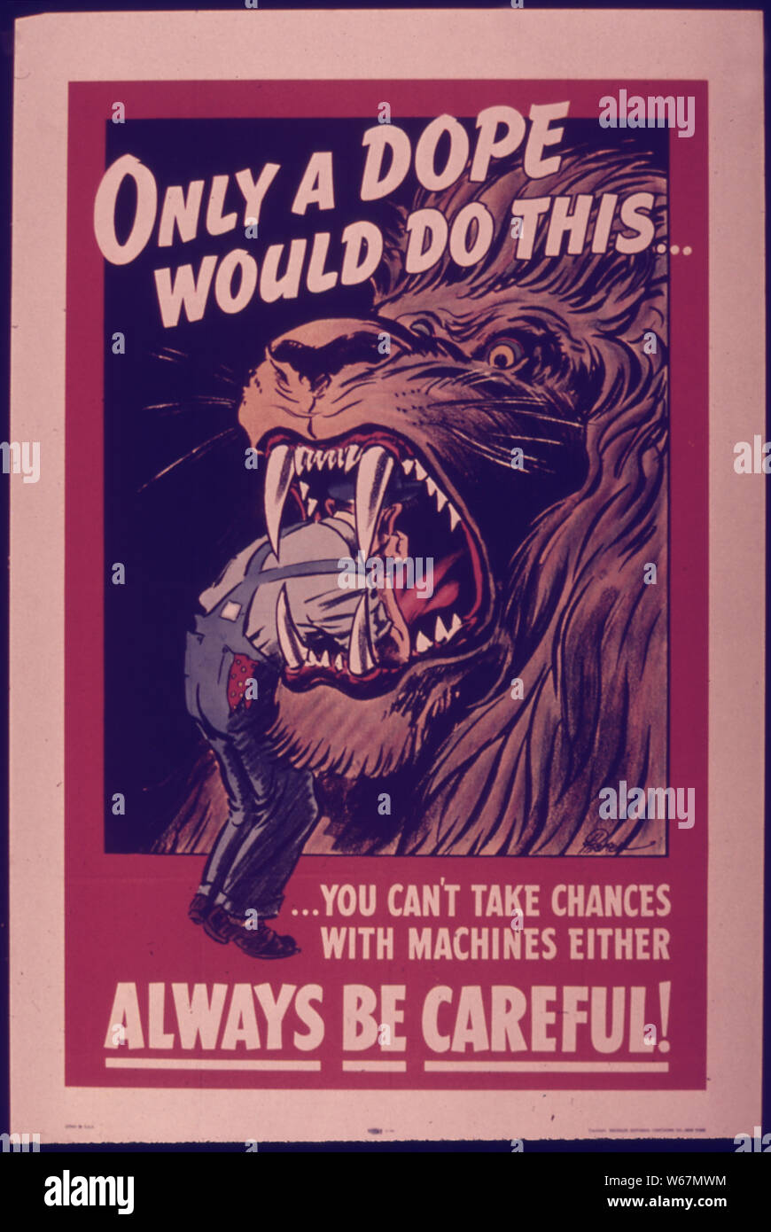 Cant be too careful hi-res stock photography and images - Alamy