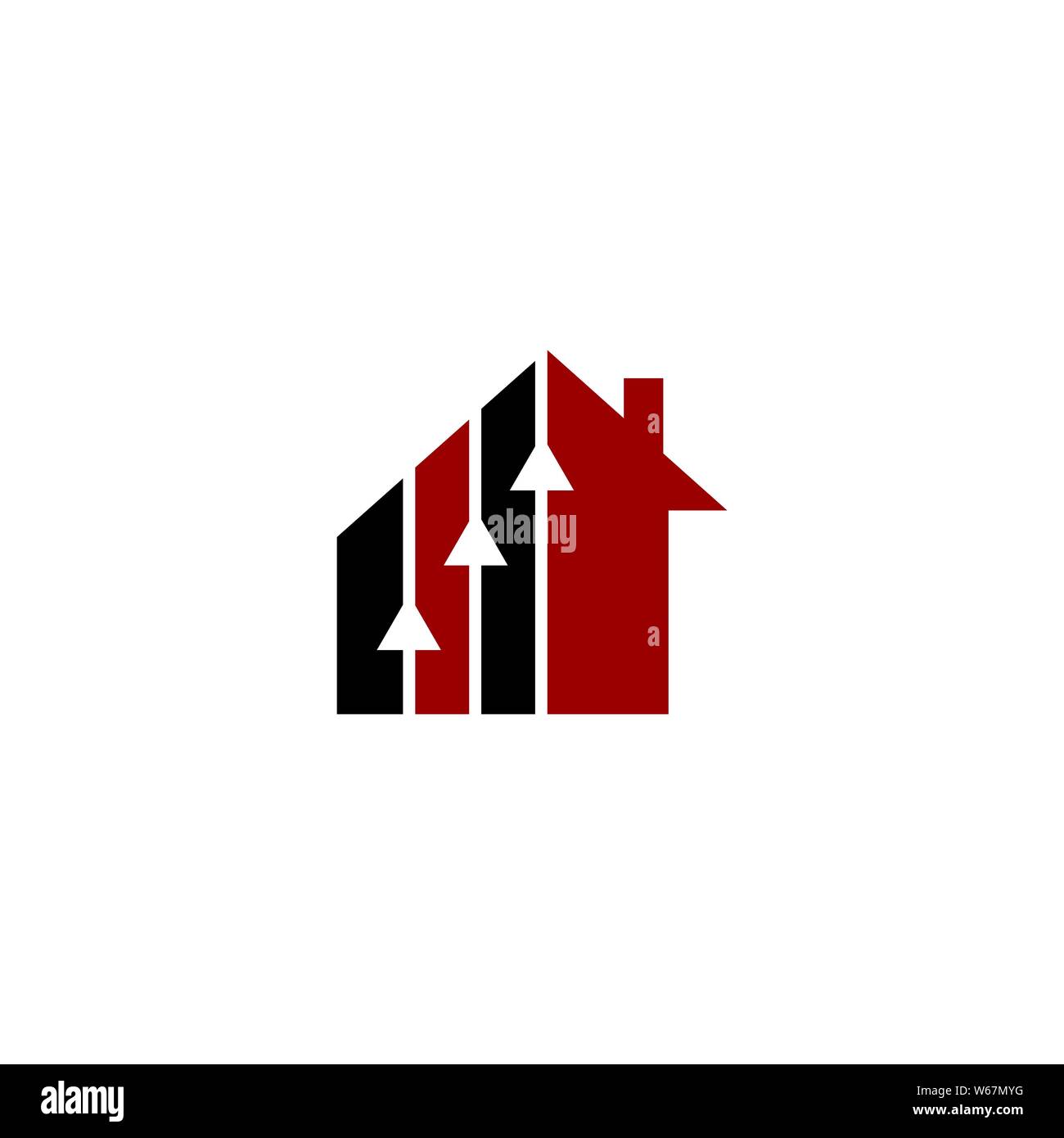 Real Estate Home Property Design Template Vector Stock Vector Image ...