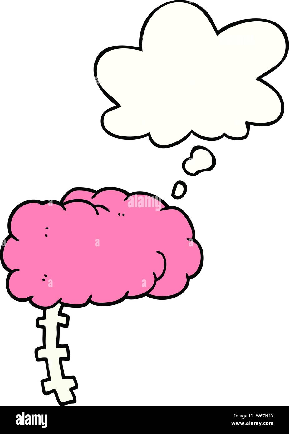 Cartoon brain thought bubble hi-res stock photography and images - Alamy