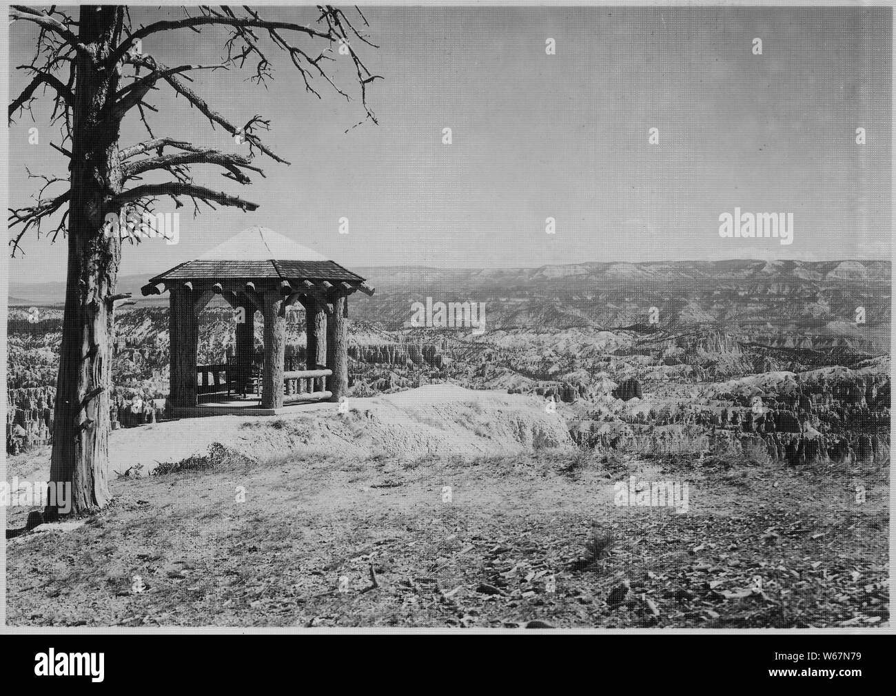 Observation Tower at Inspiration Point Stock Photo - Alamy